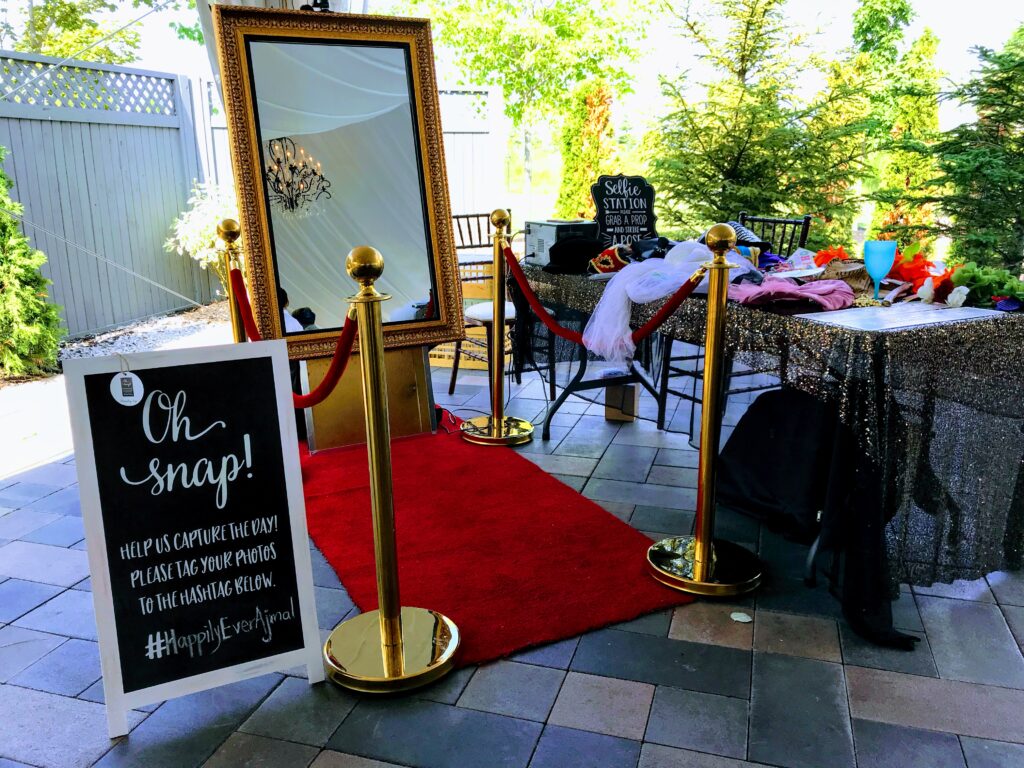 Get Magic Mirror Photo Booth Toronto | AP Retro Gallery